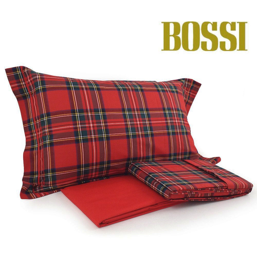 BOSSI Yarn Dyed Sheet Set - King – SpugnaHome